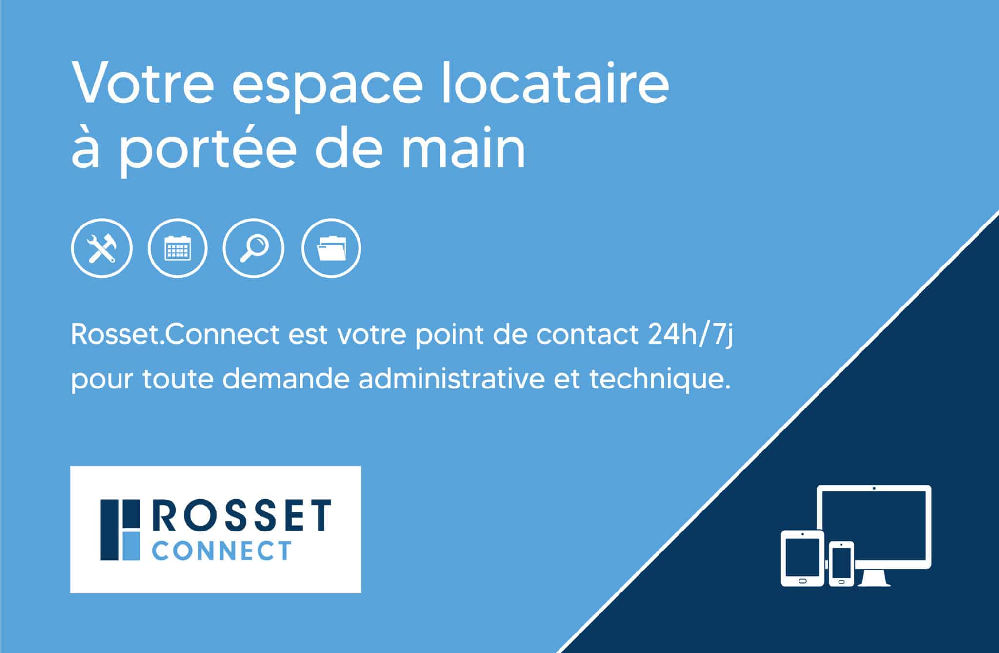 Rosset.Connect, votre espace locataire à portée de main | Rosset